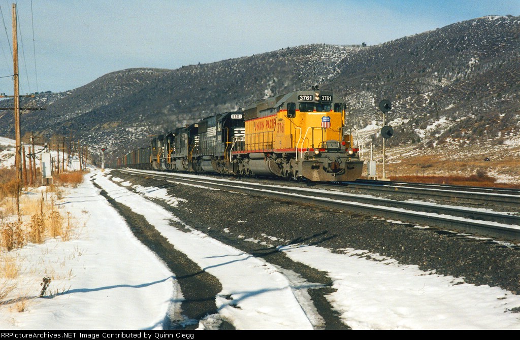 UP 3761 Summit,Utah November 15,1998.